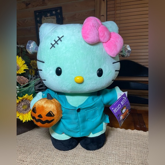 Hello Kitty | Holiday | Hello Kitty Frankenstein Halloween Greeter ...
